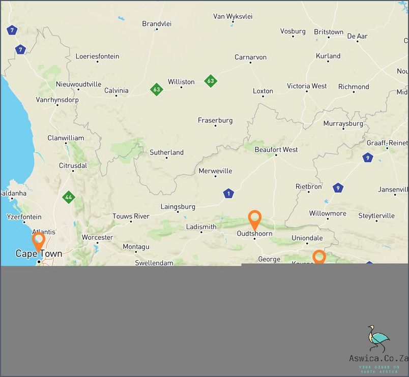 Discover the Garden Route Map From Johannesburg! January 2026 - Aswica ...