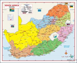 South African Political Map